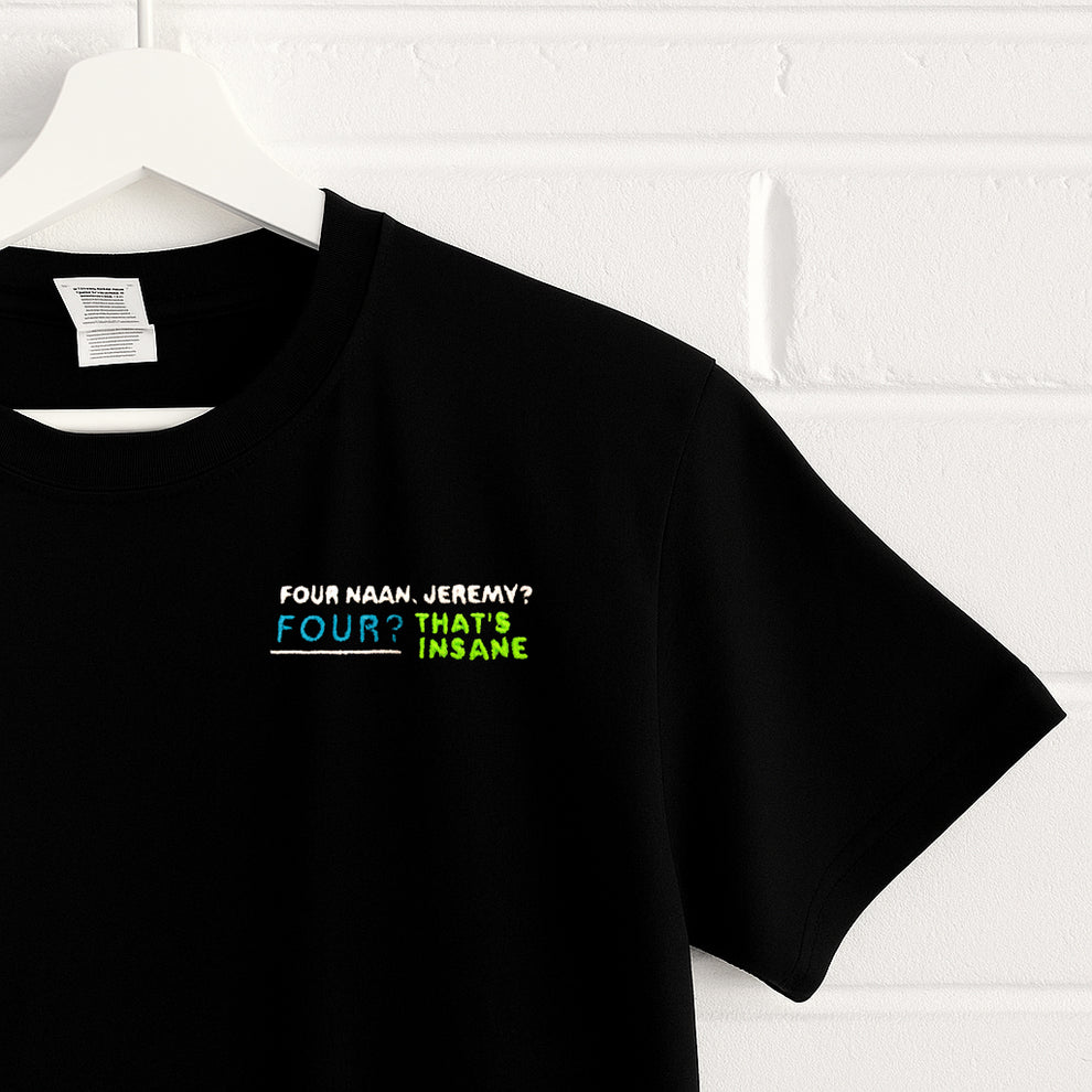 Four Naan, Jeremy? Peep Show - Unisex Embroidered Print – Freebird Apparel